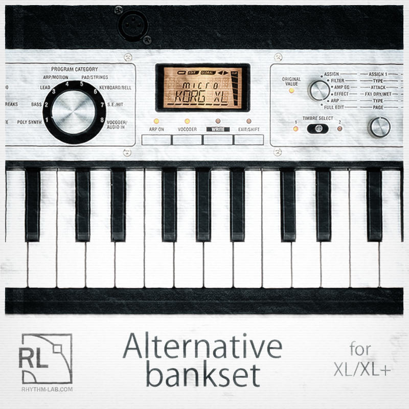 Korg Microkorg XL/XLplus Rhythm Lab Alternative Bankset 128 | Inspire ...