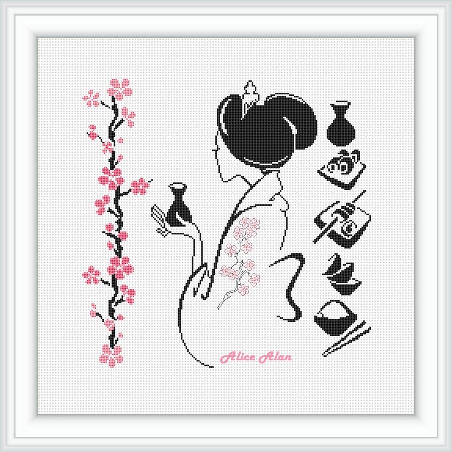 Japanese Cross Stitch Book | Inspire Uplift