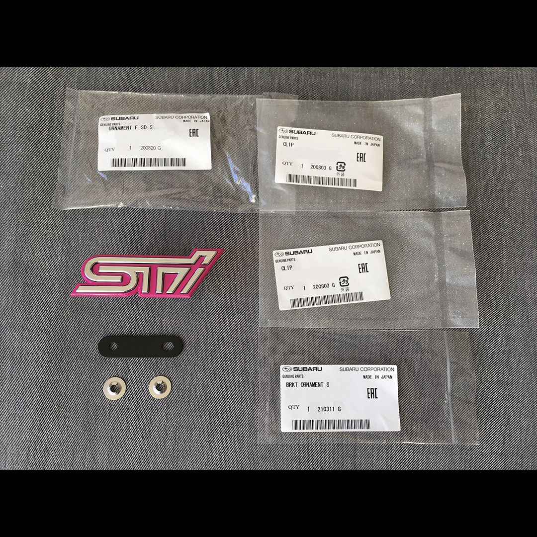 Subaru STI Front Grille Emblem Badge for Impreza WRX STI | Inspire Uplift
