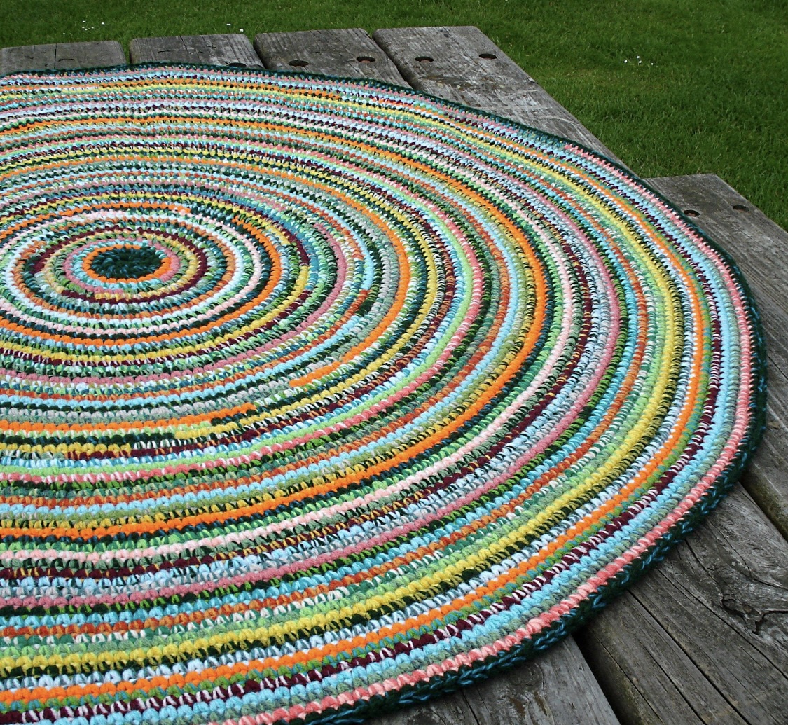 Handmade Round rug, Crochet handmade rug, Interior crochet r | Inspire ...