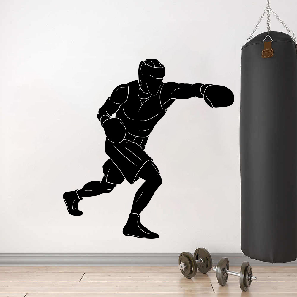 Boxing Gym Training, Boxer, Sport, Car Stickers Wall Sticker | Inspire ...