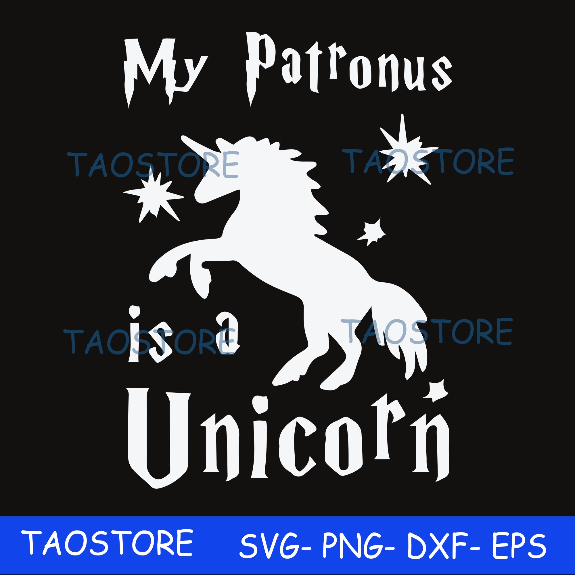My patronus is a Unicorn svg - Inspire Uplift