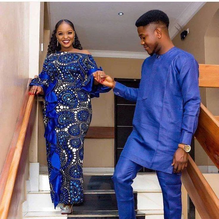 African couples clothing, couple's attire, different sizes a | Inspire ...
