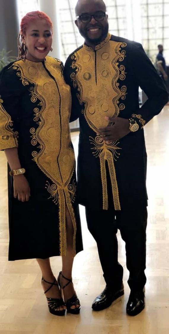 African couples clothing, couple's attire, different sizes a | Inspire ...
