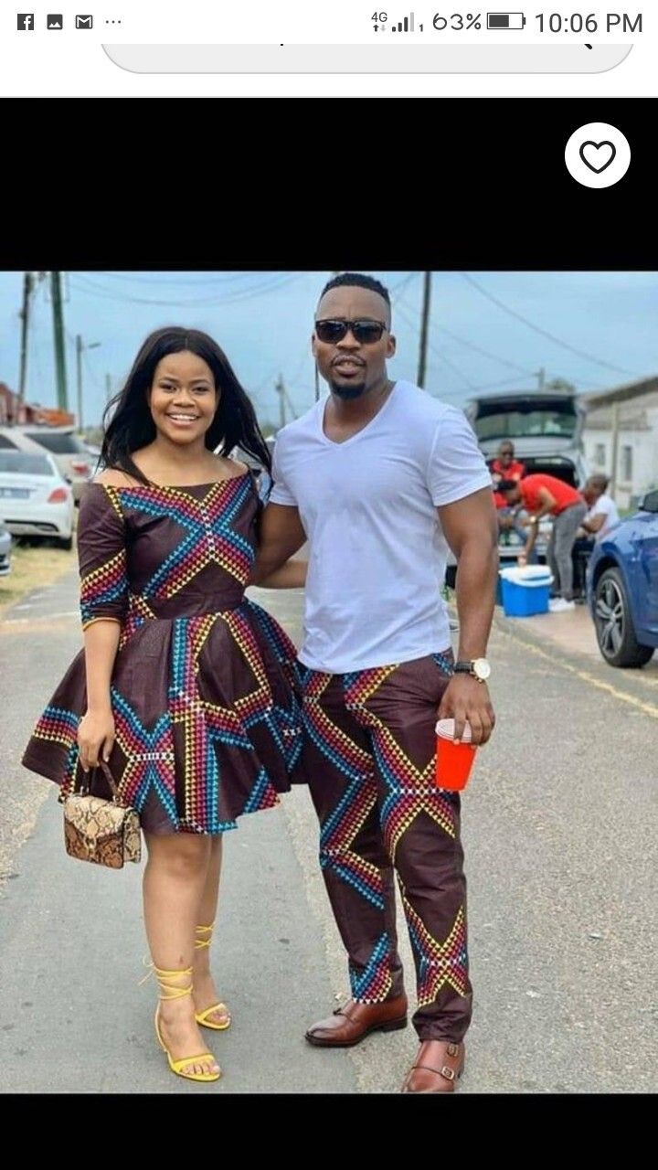 African couples clothing, couple's attire, different sizes a | Inspire ...
