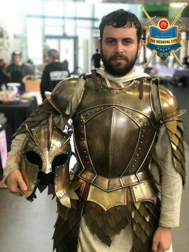 Medieval LARP Warrior Steel "King's Guard " Full Suit Of Arm | Inspire ...