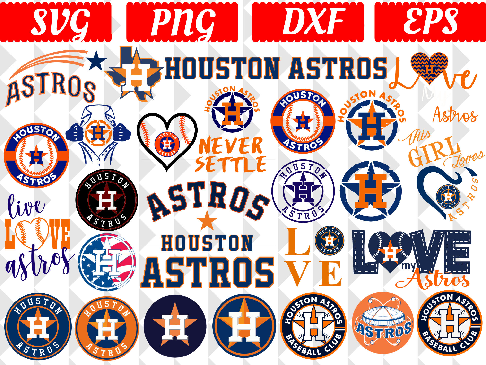 Digital Download, Houston Astros svg, Houston Astros logo, H - Inspire ...