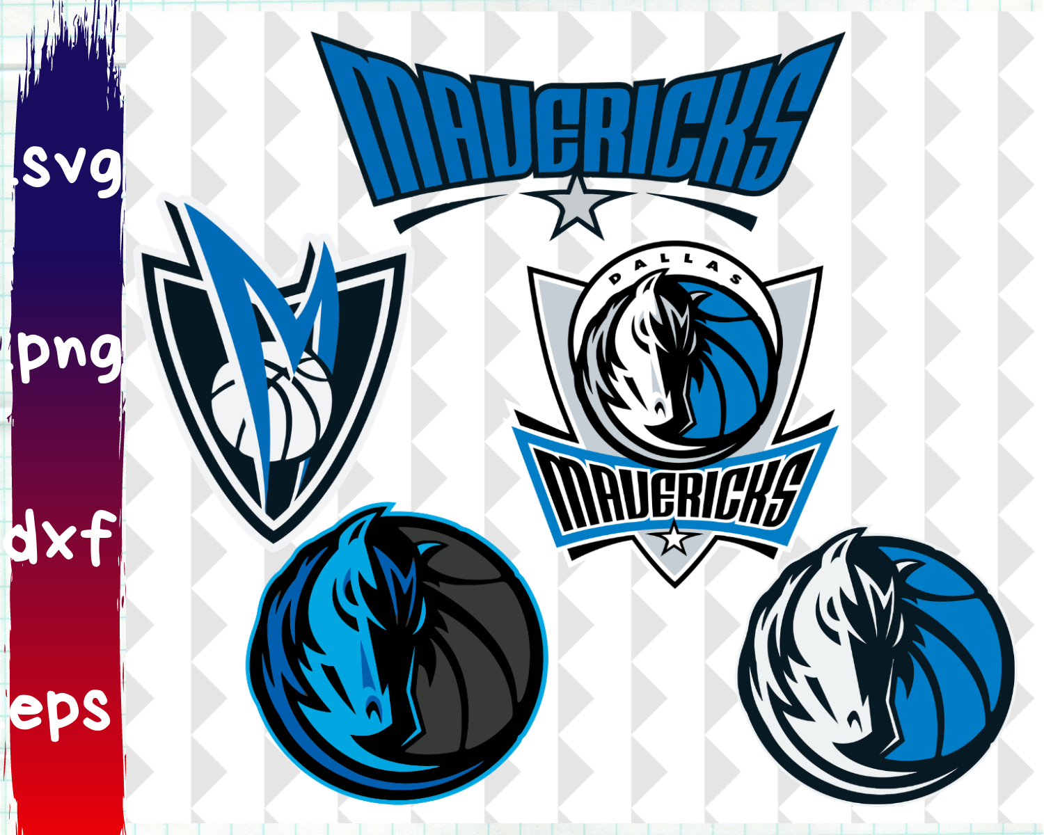 Digital Download, Dallas Mavericks svg, Dallas Mavericks log - Inspire ...