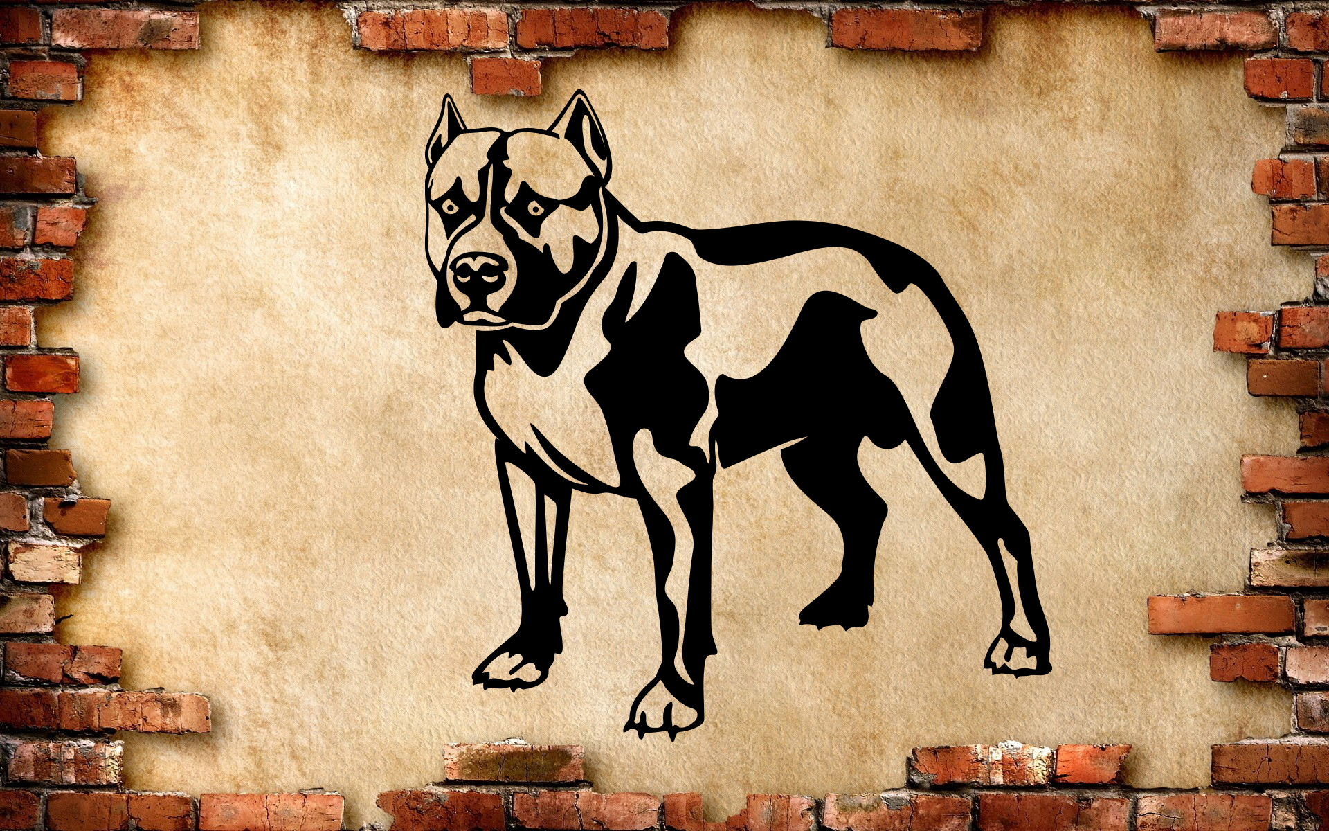 Pit Bull Sticker, American Pit Bull Terrier, Dog, Car Sticke - Inspire ...