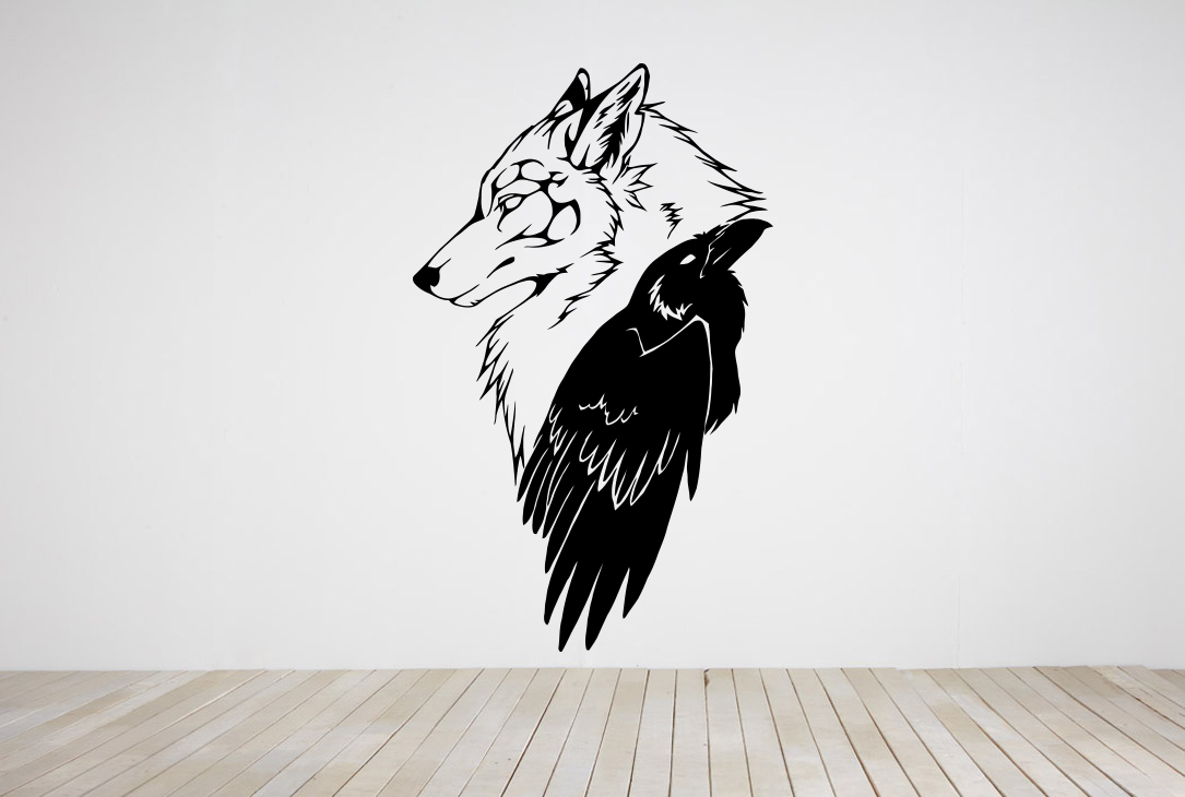 Scandinavian Mythology, Wolf And Raven, Wolf And Raven Of Od | Inspire ...