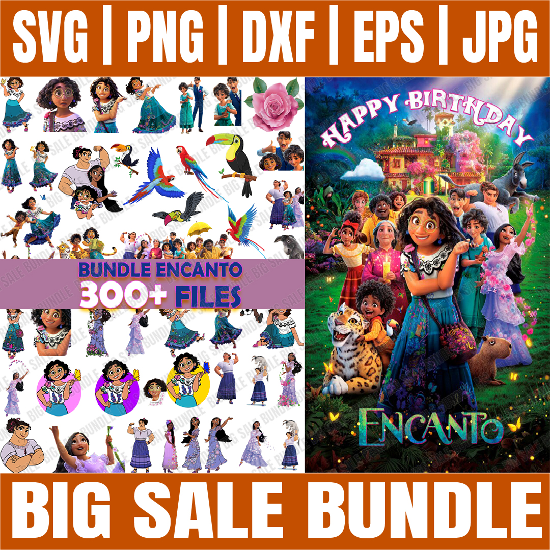 Bundle 300 Files Encanto Svg, Encanto Bundle Svg, Encanto Sv | Inspire ...