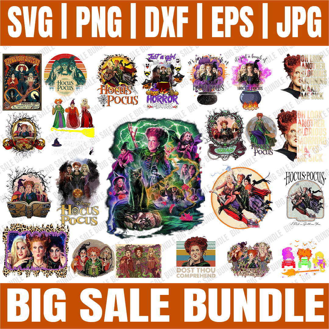 Bundle 24 Files Hocus Pocus Png, Hocus Pocus Png, Bundle Wat - Inspire ...