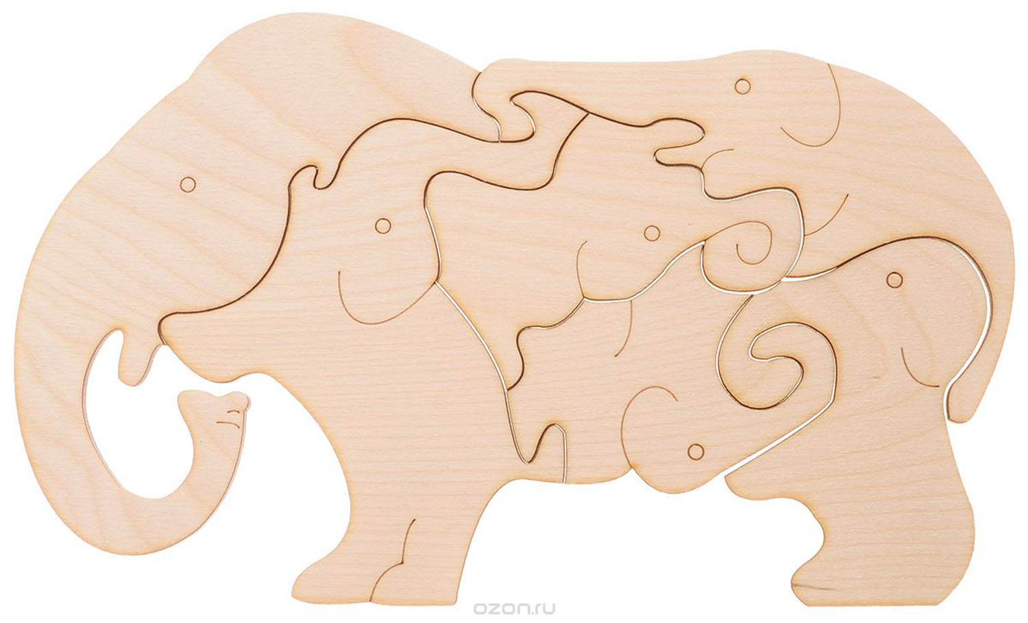 Digital Template Cnc Router Files Cnc Elephant - Puzzle | Inspire Uplift