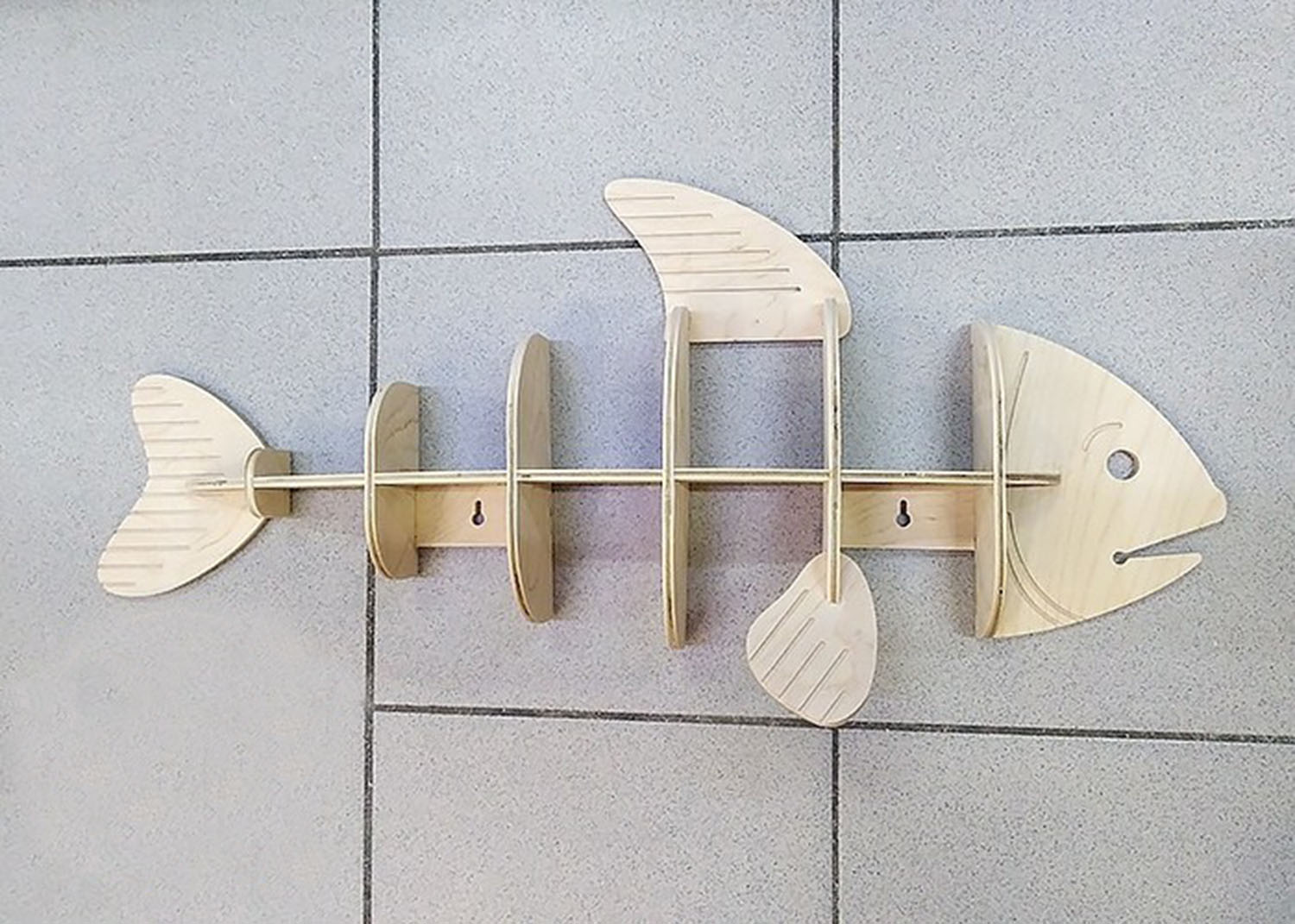 Digital Template Cnc Router Files Cnc Floor Fish Shelf Files | Inspire ...