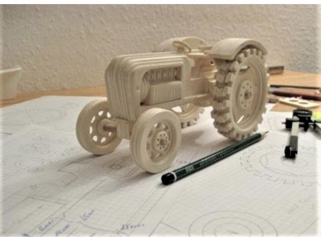 Digital Template Cnc Router Files Cnc Tractor 4 mm Files for | Inspire ...