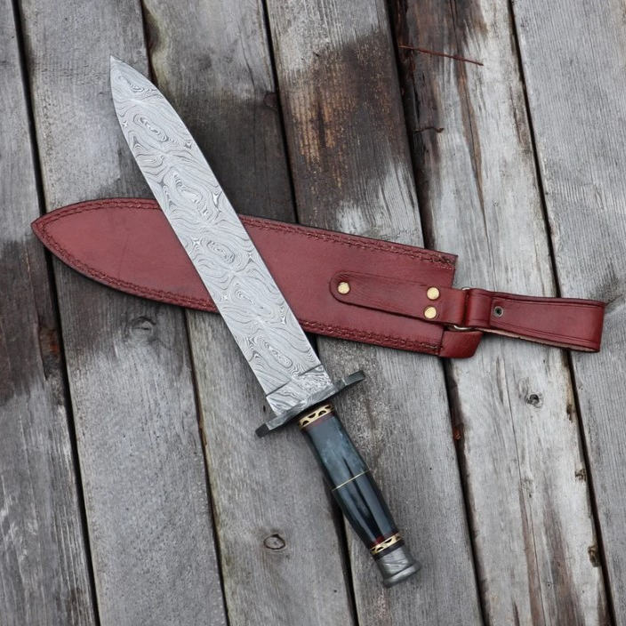 Army of the Dead Damascus Steel Dagger - Hand Forged Pattern | Inspire ...