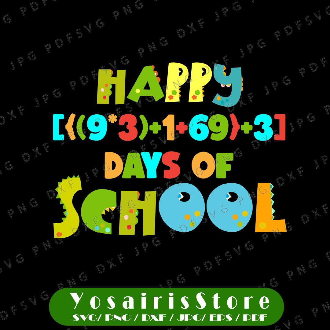 Math Formula 100 Days Of School svg Png Teacher Boy Girl Gif | Inspire ...