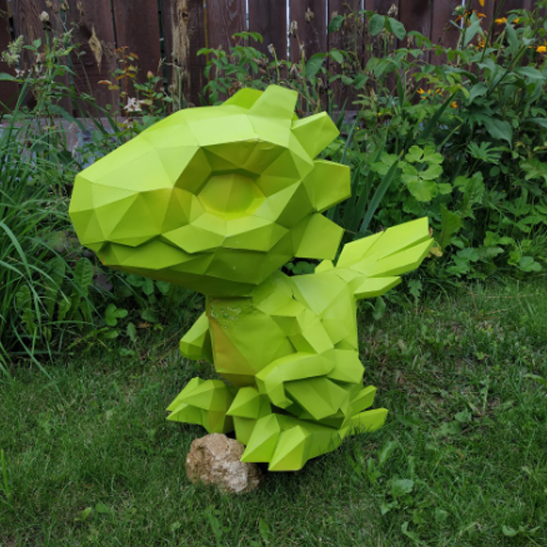 Papercraft, 3d dragon model, DIY | Inspire Uplift