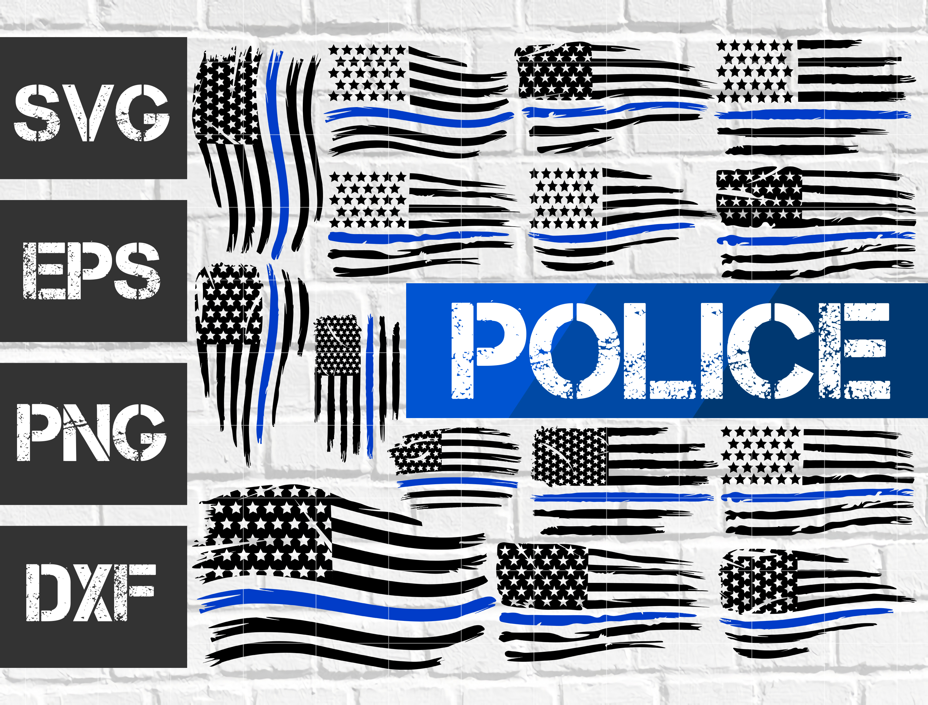 Police SVG bundle , back in blue svg dxf eps png , police f - Inspire ...