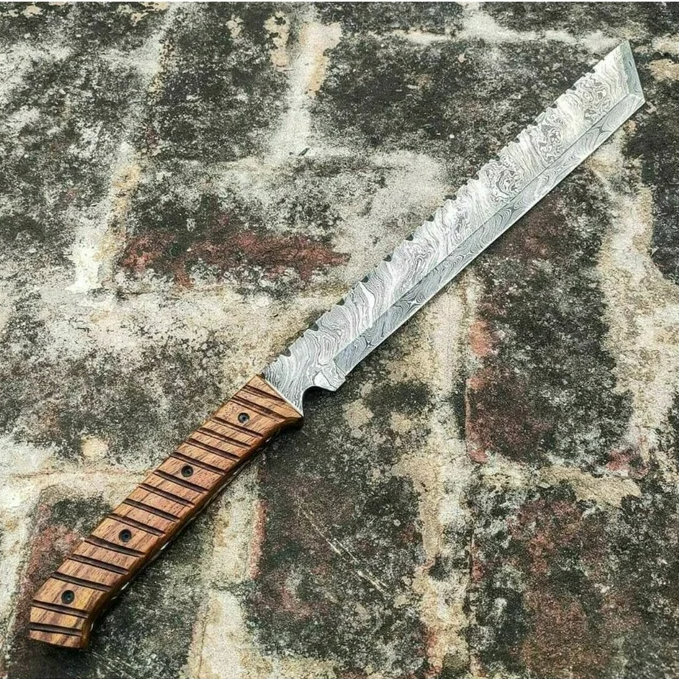 Tanto Short Sword, Damascus Tanto Sword, Hunting Sword, Viki | Inspire ...