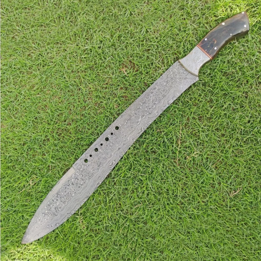 Damascus Short Sword, Damascus Hunting Knife, Damascus Mache | Inspire ...