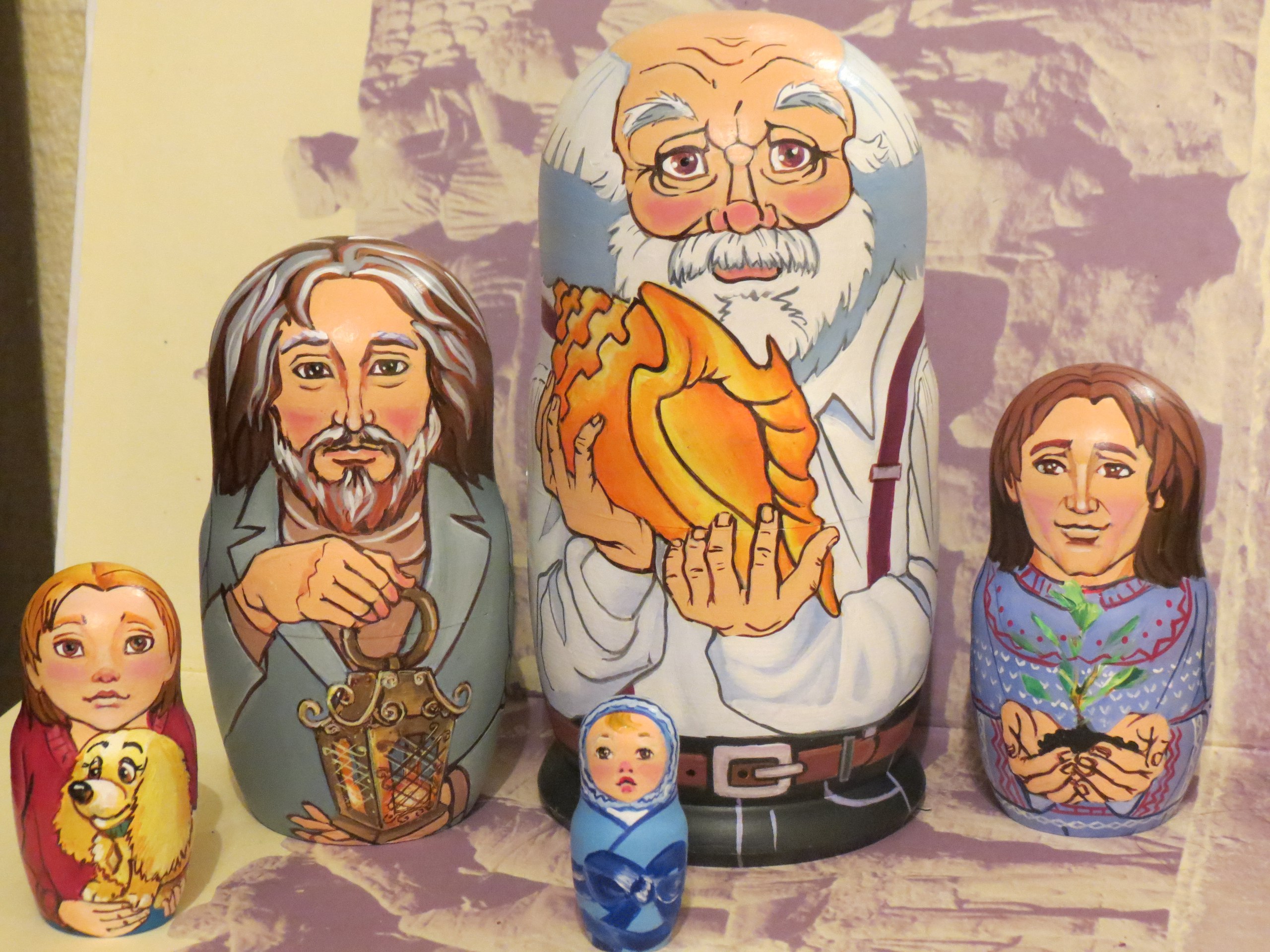 Old man matryoshka doll - life path nesting dolls - custom w | Inspire ...