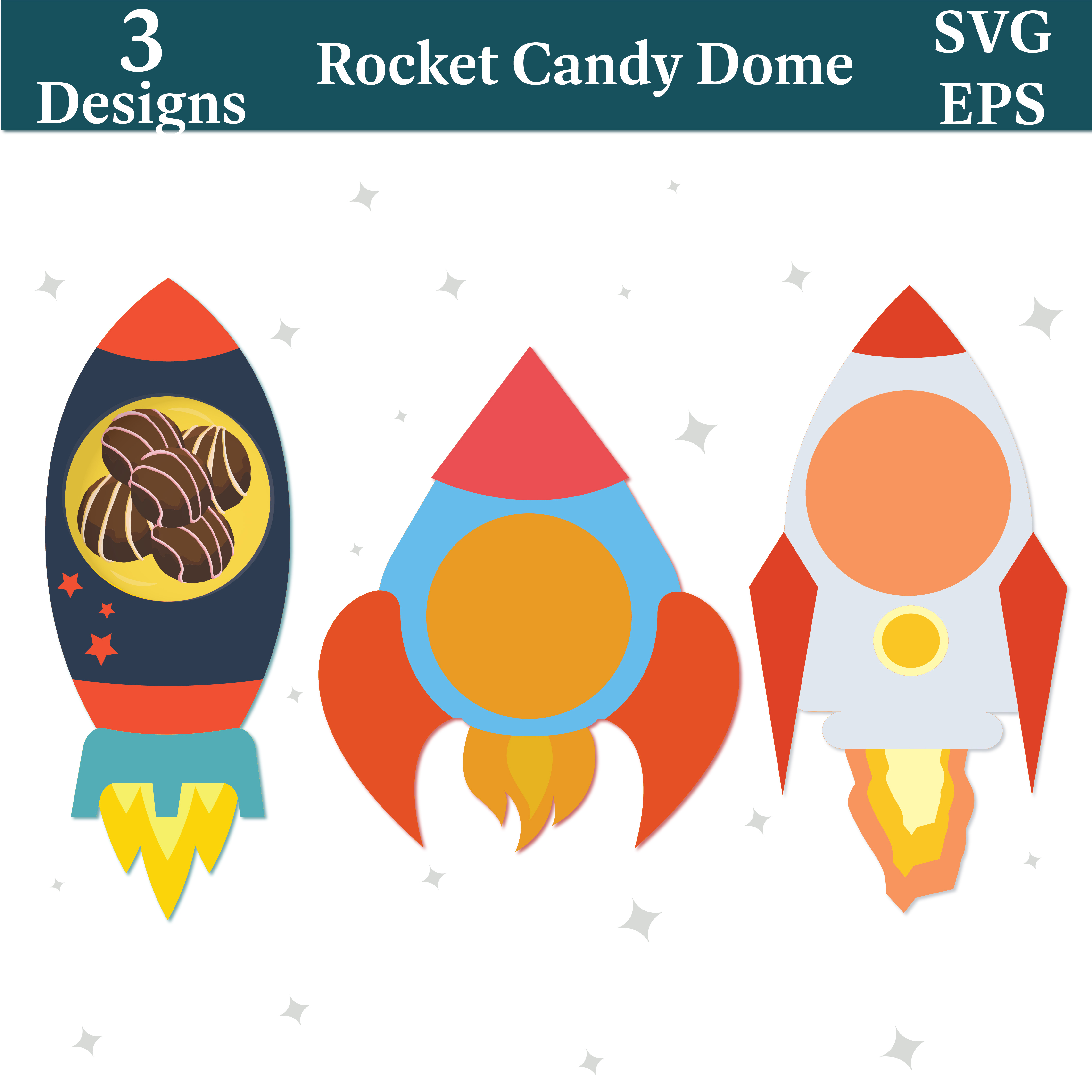 Rocket Candy Dome Svg | Chocolate holder svg | Digital downl | Inspire ...