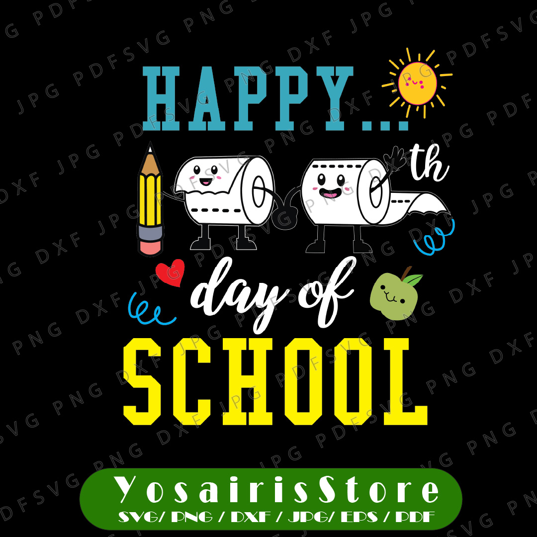 Happy 100th Day Of School svg, 100 Days Of School svg, Funny - Inspire ...