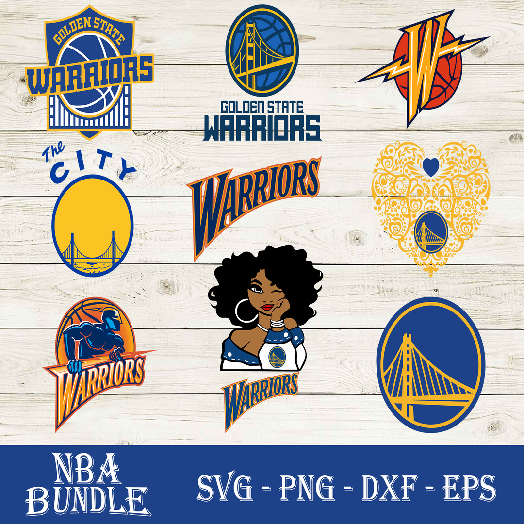 Golden State Warriors Bundle SVG, Golden State Warriors SVG | Inspire ...