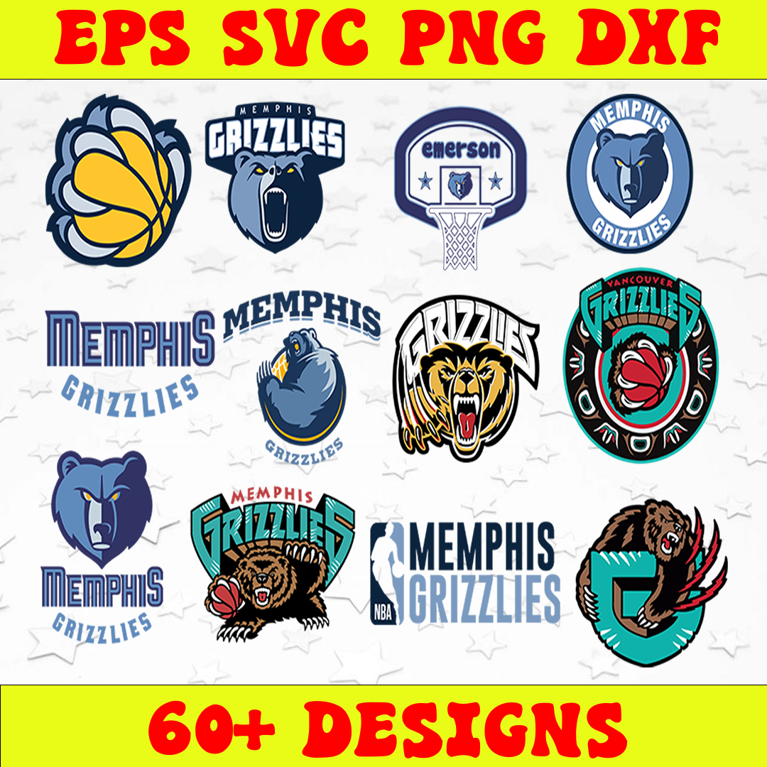Bundle 24 Files Memphis Grizzlies Basketball Team svg, Memph - Inspire ...