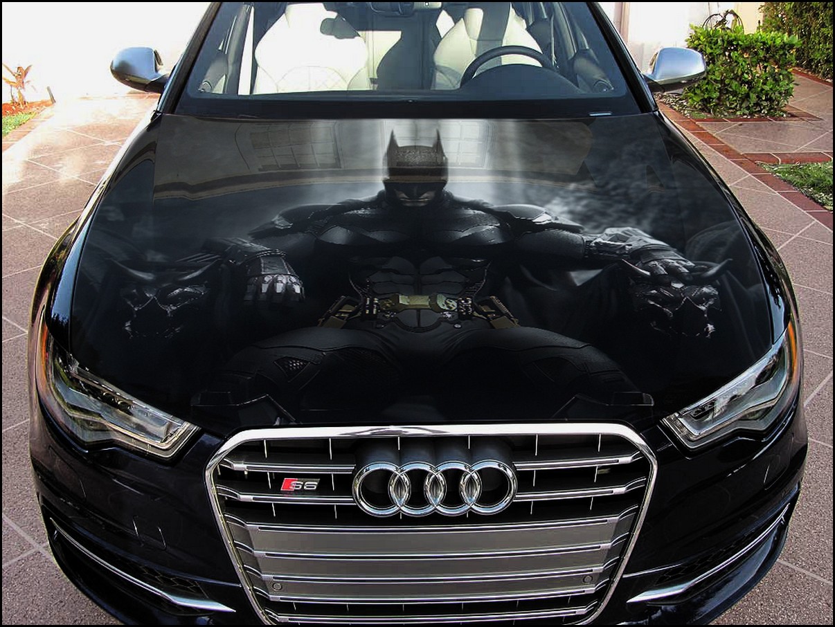 Vinyl Car Hood Wrap Full Color Graphics Decal Batman Sticker | Inspire ...