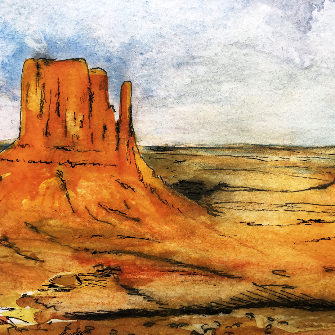 Utah National Park Original Watercolor painting | Inspire Uplift