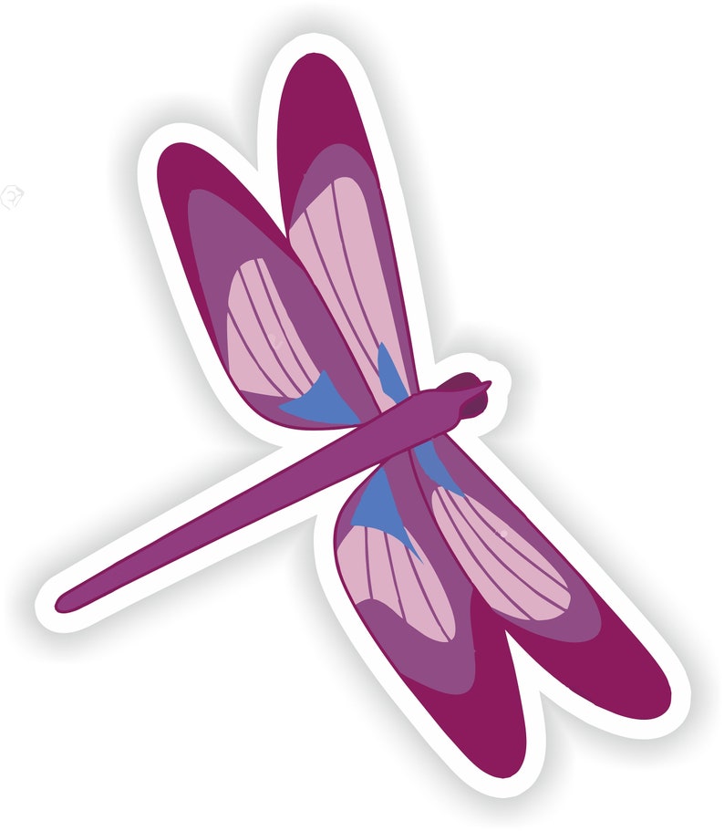 Dragonfly Fly Sticker for Bumper Car Van Truck Motorcycle He | Inspire ...