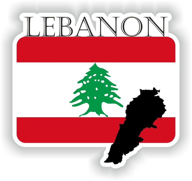 Lebanon Sticker Flag Mf For Laptop Book Fridge Guitar Motorc Inspire