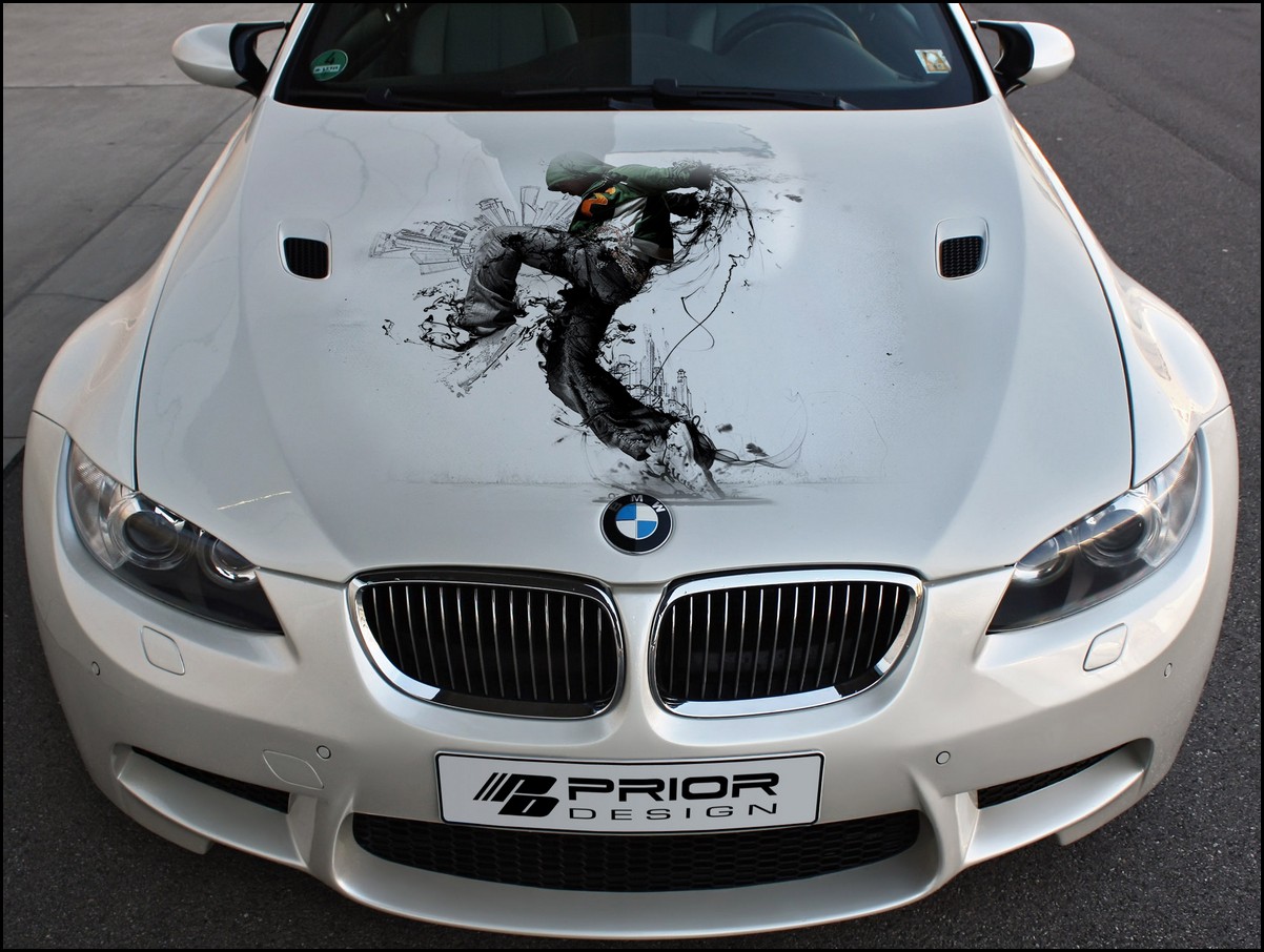 Vinyl Car Hood Wrap Full Color Graphics Decal Dance Sticker - Inspire ...