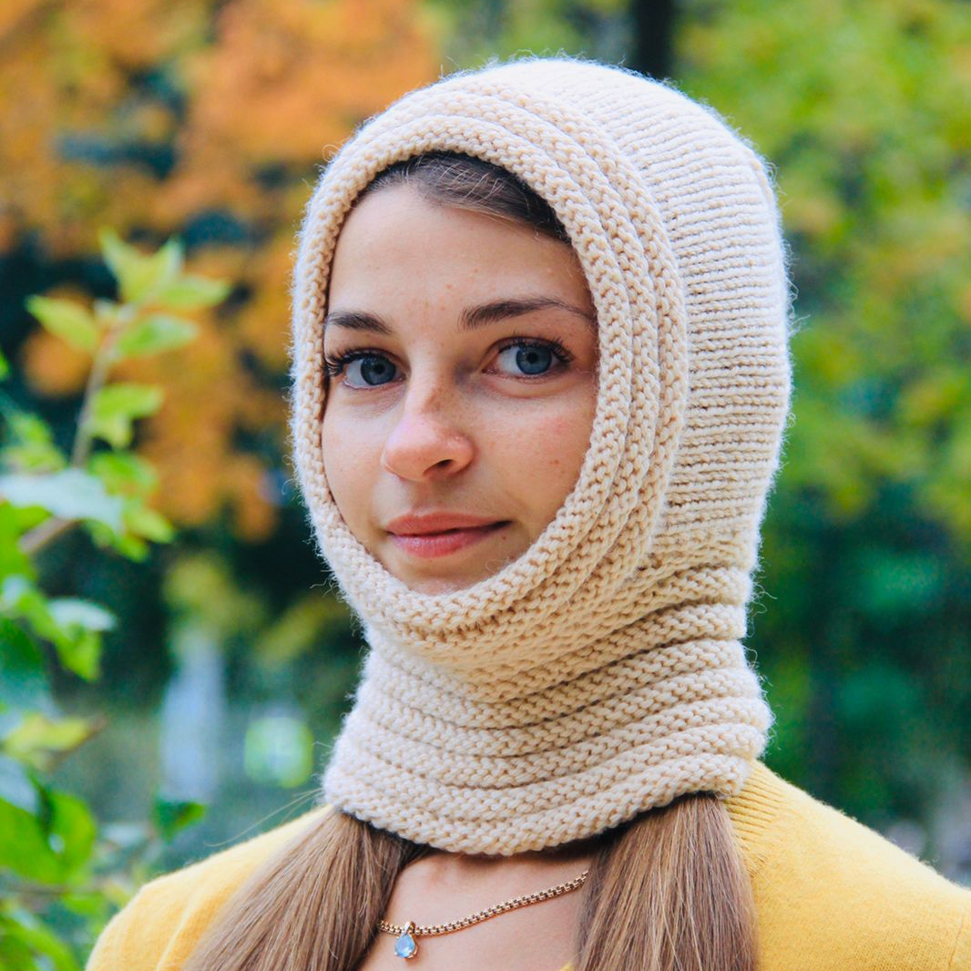 Original balaclava. Beige color - Inspire Uplift