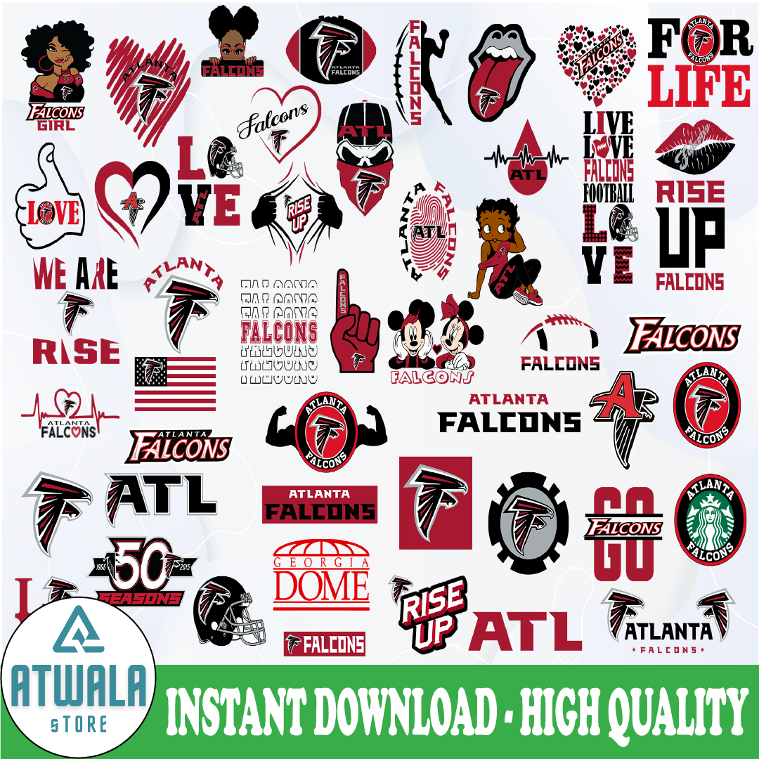 Atlanta Falcons Svg Bundle, Atlanta Falcons svg, NFL teams | Inspire Uplift