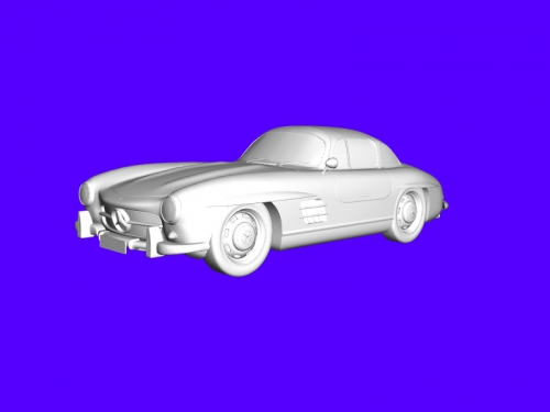 Beauty 1 3d Model Car STL 3D Printing Mercedes-Benz 300 SL G | Inspire ...