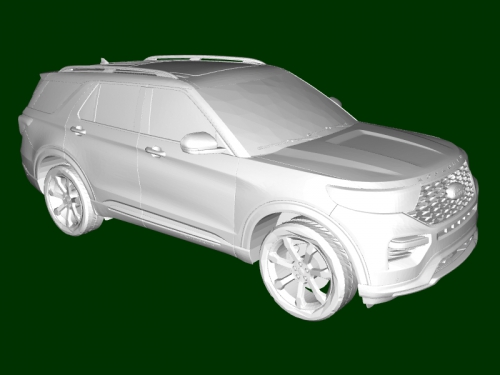Beauty 1 3d Model Car STL 3D Printing Ford Explorer ST | Inspire Uplift