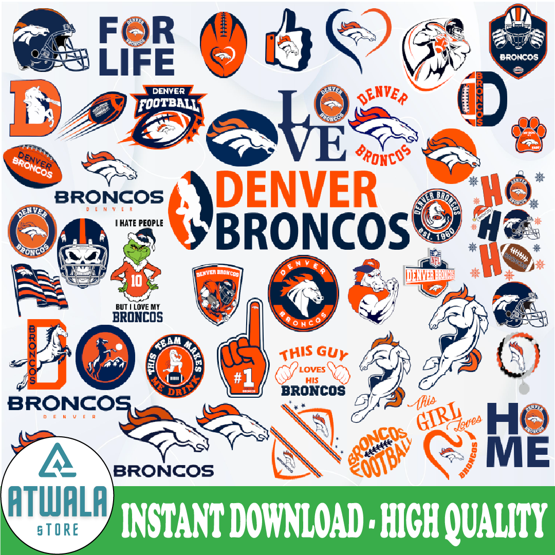 Denver Broncos Svg Bundle Denver Broncos svg, NFL teams svg | Inspire ...
