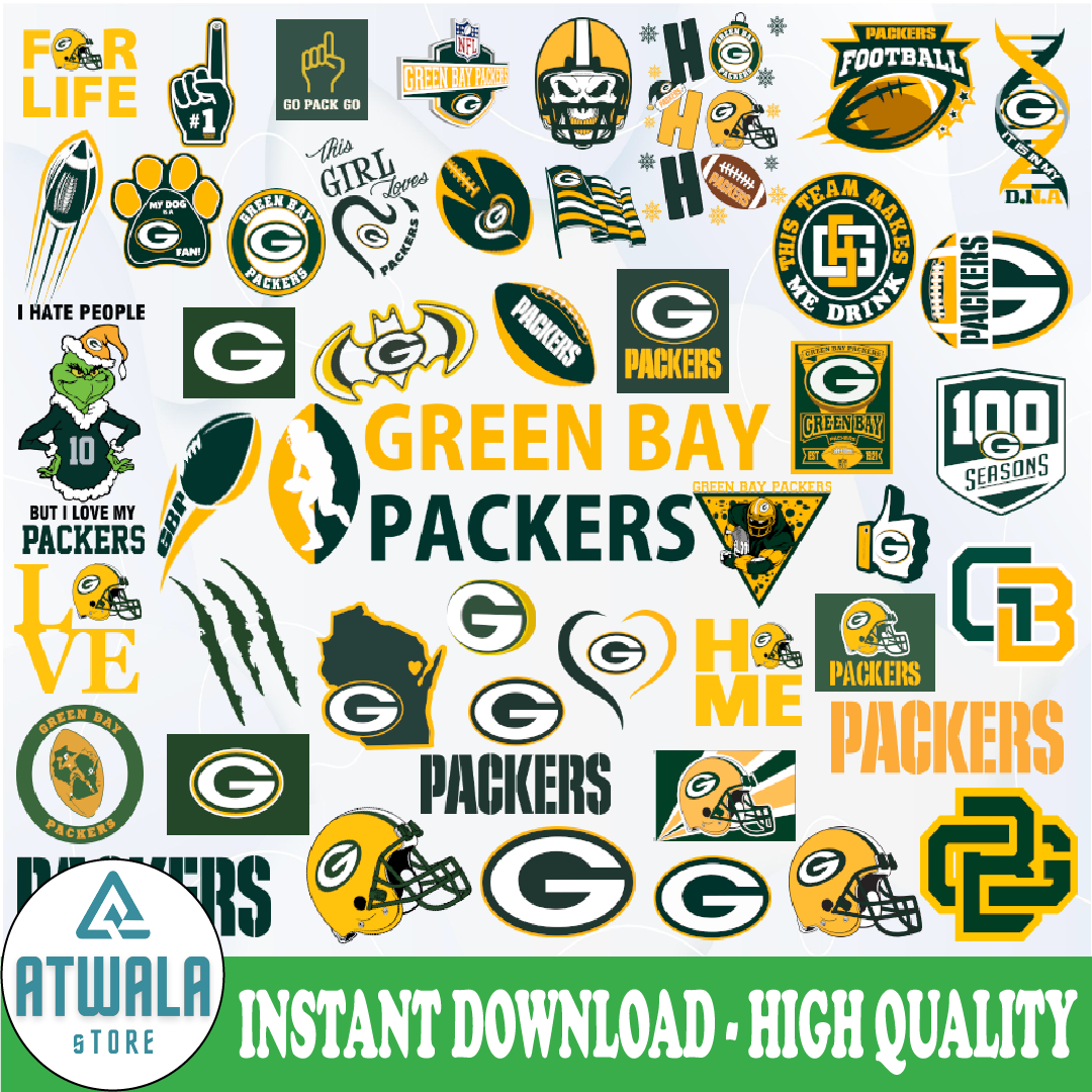 Green Bay Packers Svg Bundle Green Bay Packers svg, NFL tea | Inspire ...