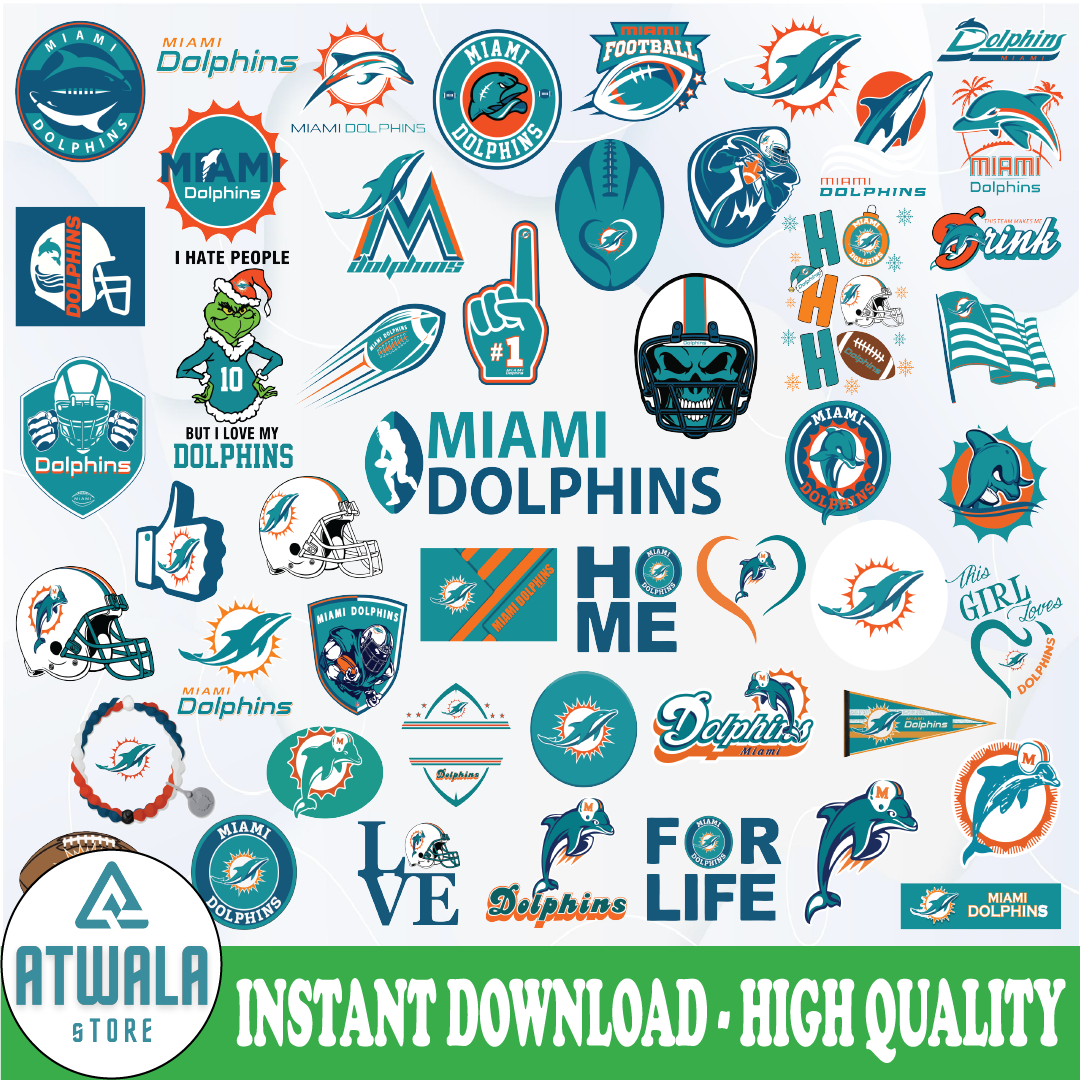 Miami Dolphins Svg Miami Dolphins svg, NFL teams svg, NFL s | Inspire ...