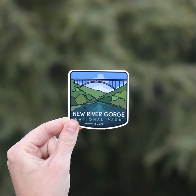New River Gorge National Park Sticker - Waterproof Vinyl Sti - Inspire ...