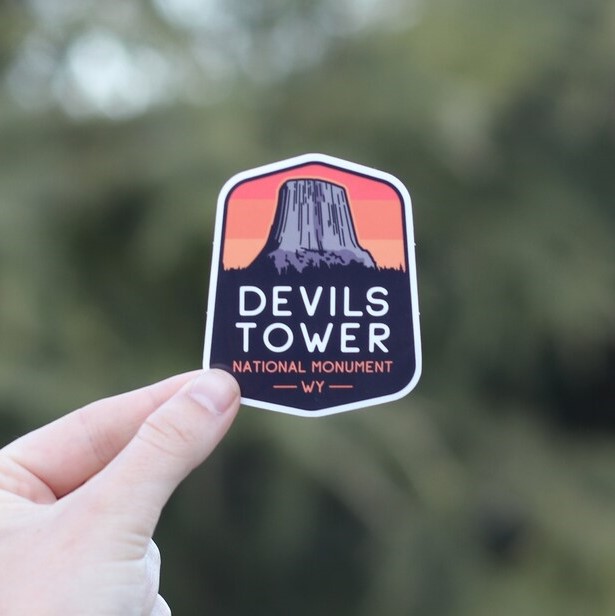 Devils Tower National Monument Sticker - Waterproof Vinyl St | Inspire ...