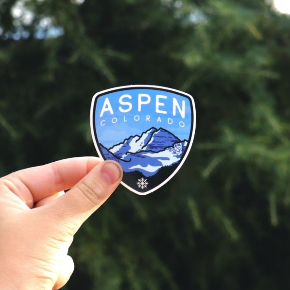 Aspen Sticker, Waterproof, UV resistant, Vinyl Decal - Inspire Uplift