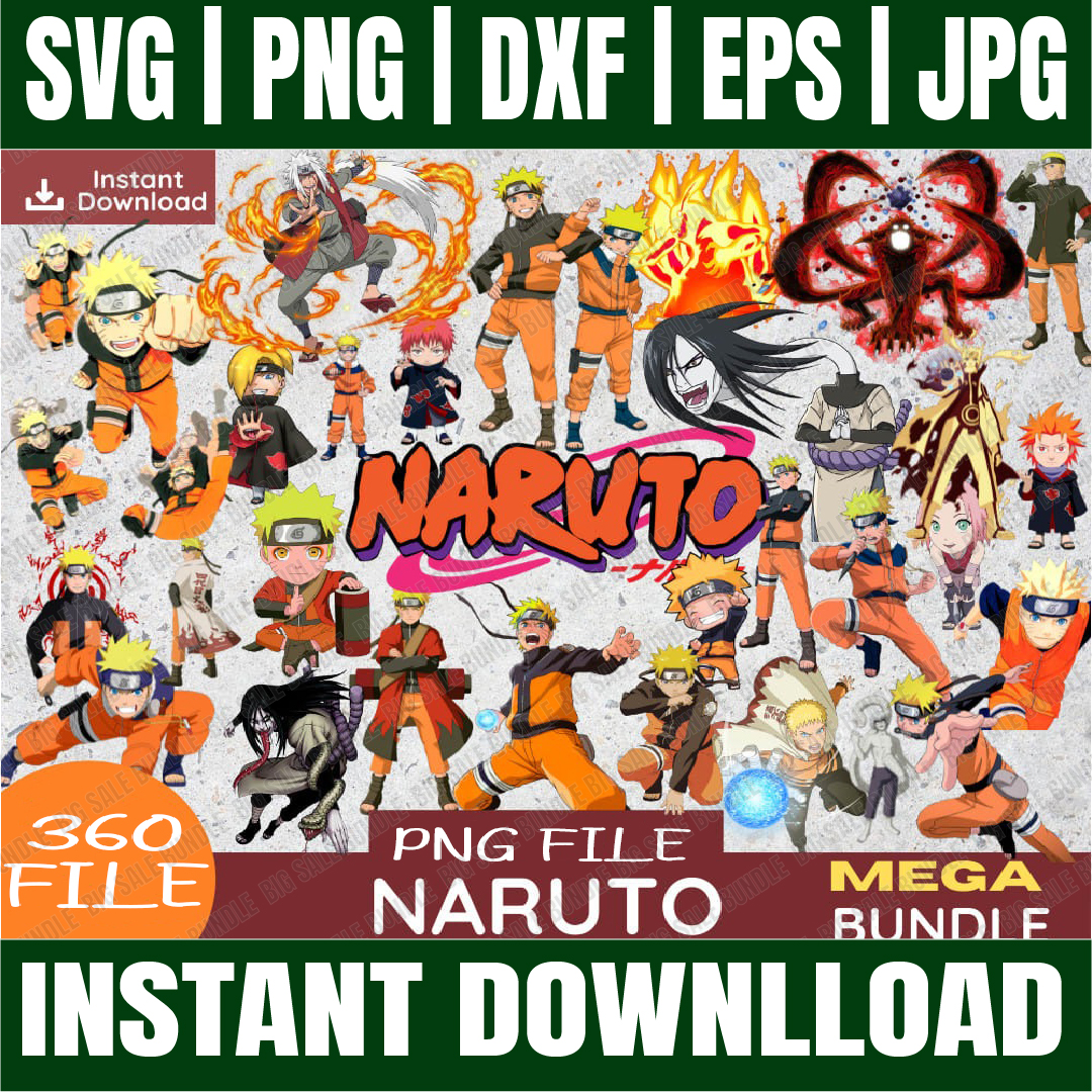 Bundle 360 Files Naruto png, Naruto Bundle png, Mega Bundle, - Inspire ...