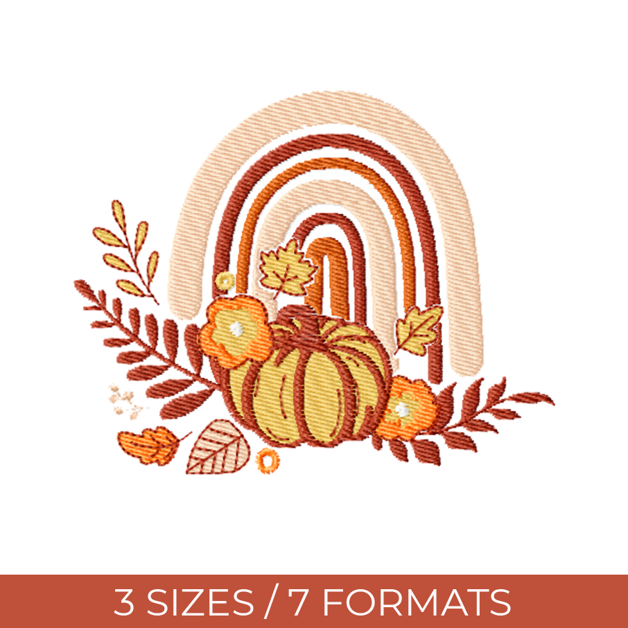 Rainbow, Embroidery design, Fall embroidery, Autumn embroide | Inspire ...