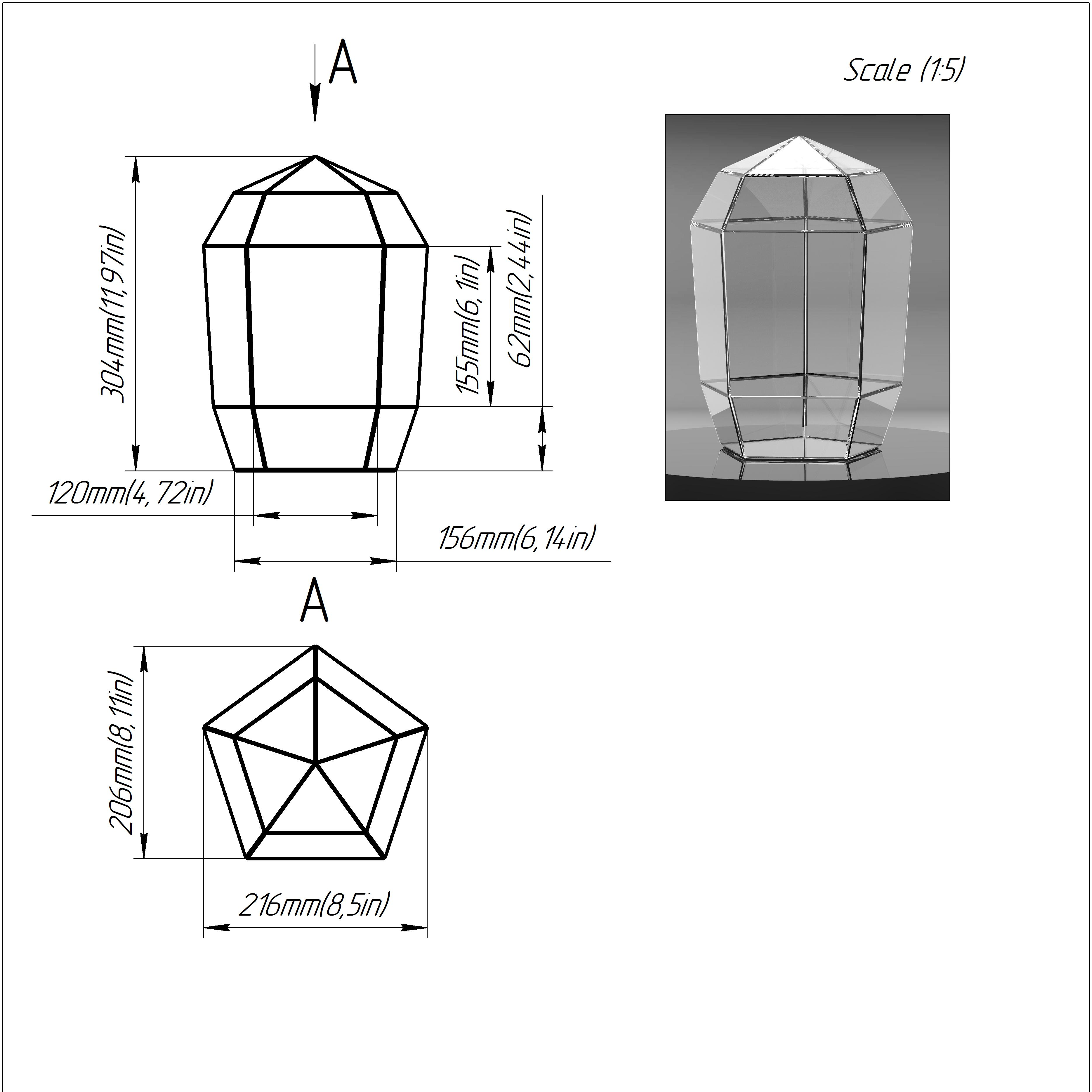 Project 342. Stained glass printable pattern. Brillant3d | Inspire Uplift