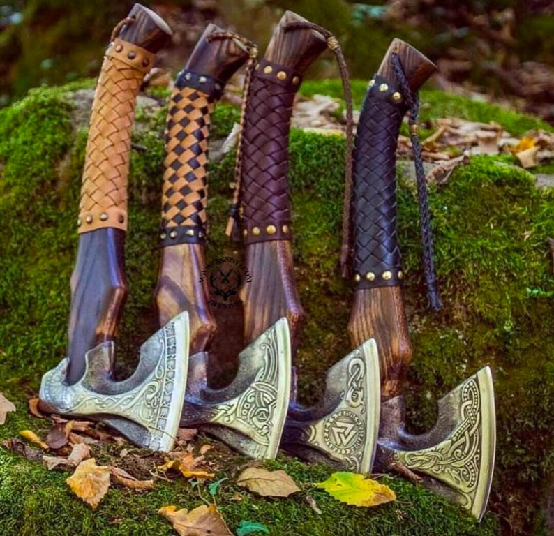 VIKING AXE | Ragnar Lothbrok with Leather Sheath Odin Axes W | Inspire ...