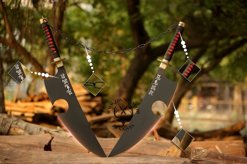 Double Anime Sword, Anime Cosplay, Handmade Anime Training S | Inspire ...